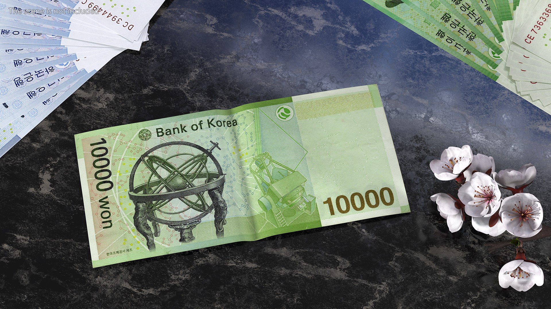 Korea Republic Won KRW 10000 Banknote 3D - TurboSquid 1729539