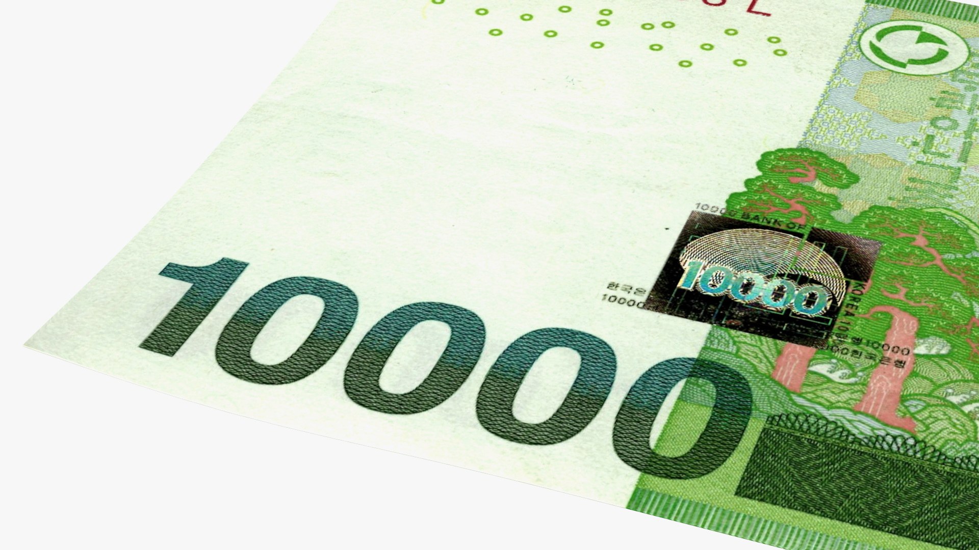 Korea Republic Won KRW 10000 Banknote 3D - TurboSquid 1729539