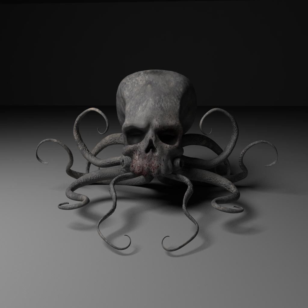 3d model octopus monster