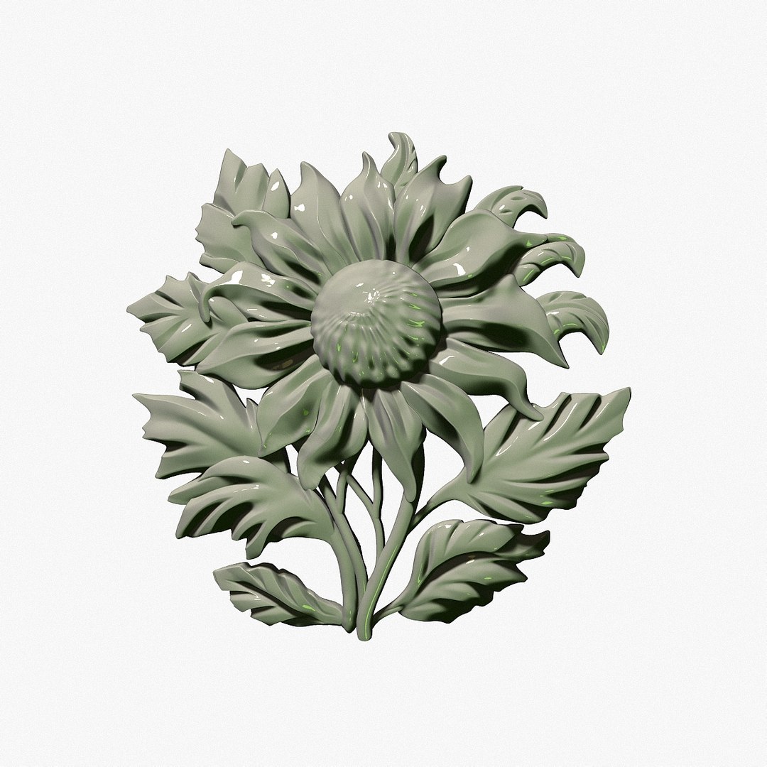 3D SUNFLOWER for casting model - TurboSquid 2064722