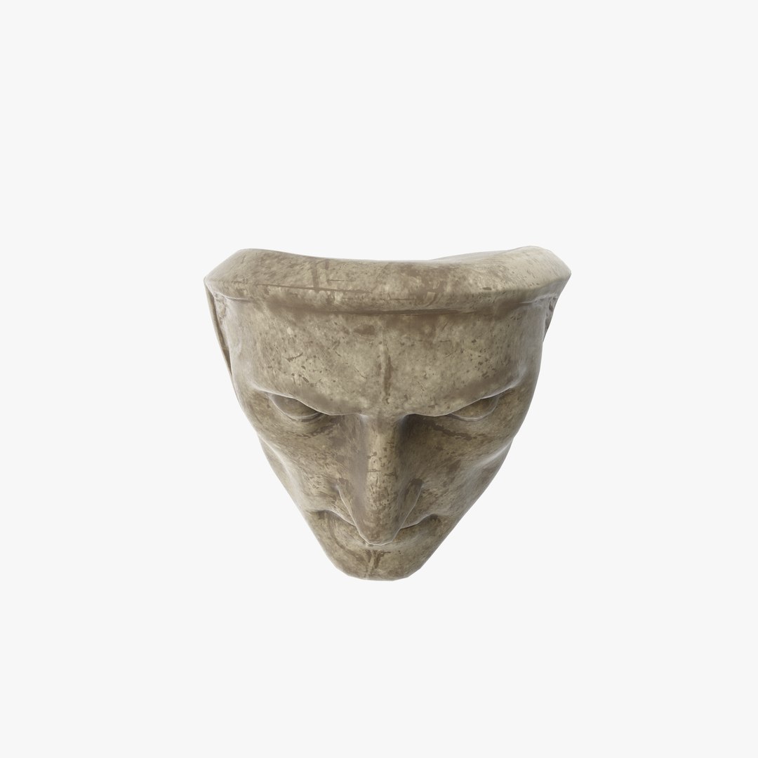 3D Model Dante Death Mask - TurboSquid 1212437