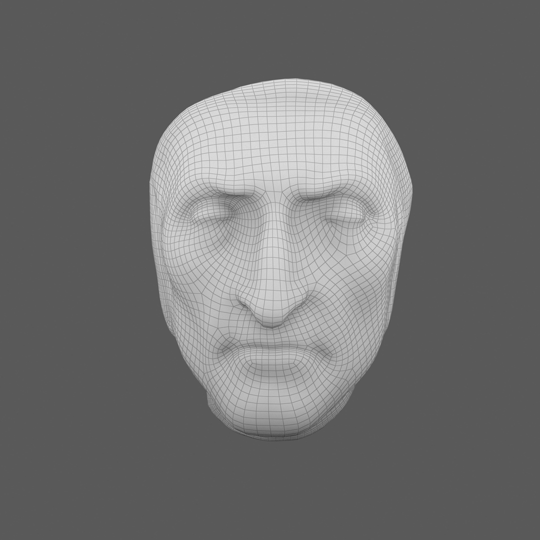 3D model dante death mask - TurboSquid 1212437