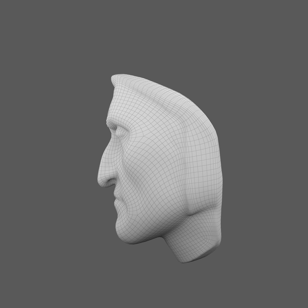 3D Model Dante Death Mask - TurboSquid 1212437