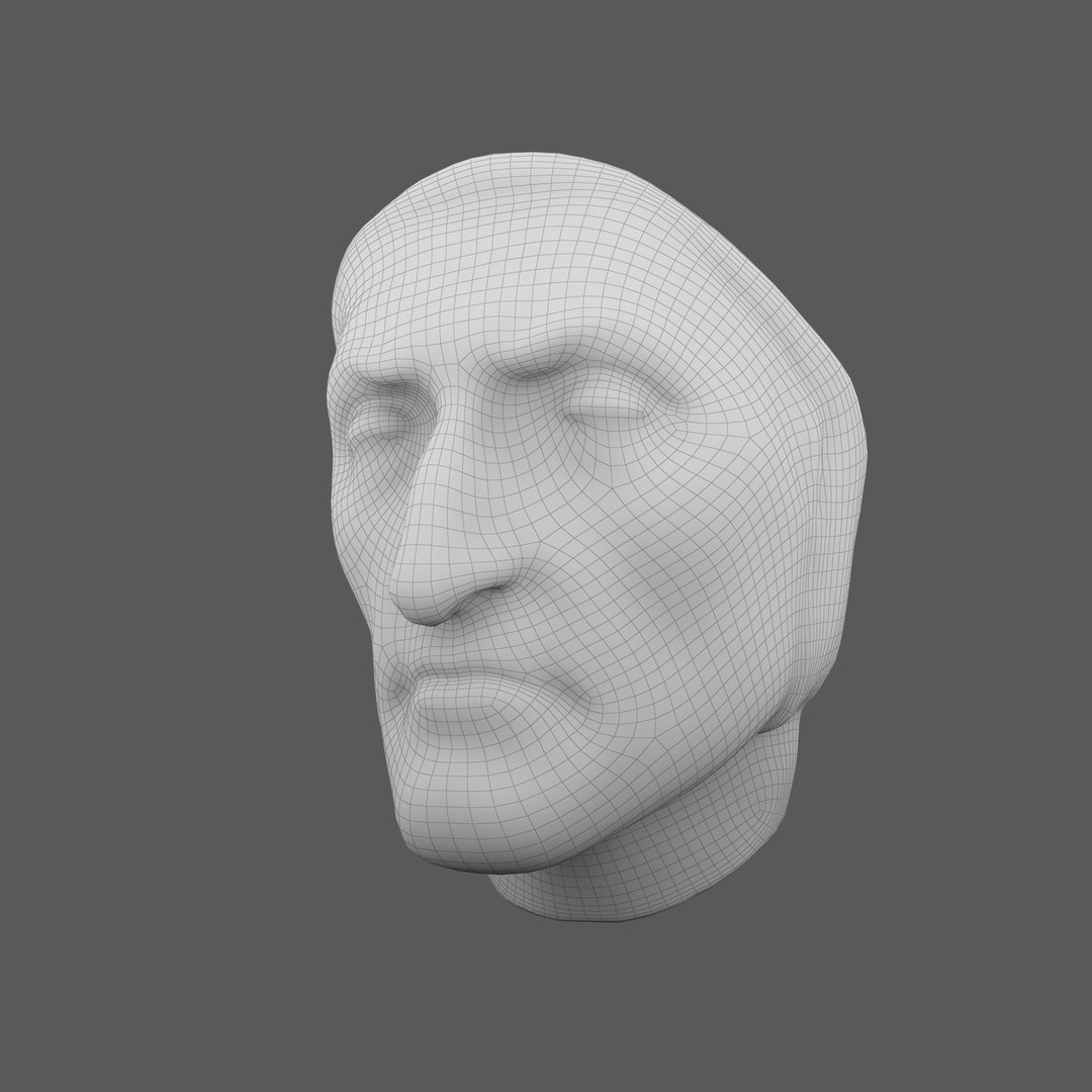 3D Model Dante Death Mask - TurboSquid 1212437