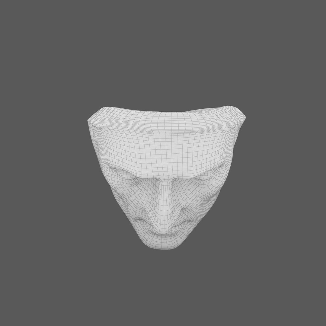 3D Model Dante Death Mask - TurboSquid 1212437
