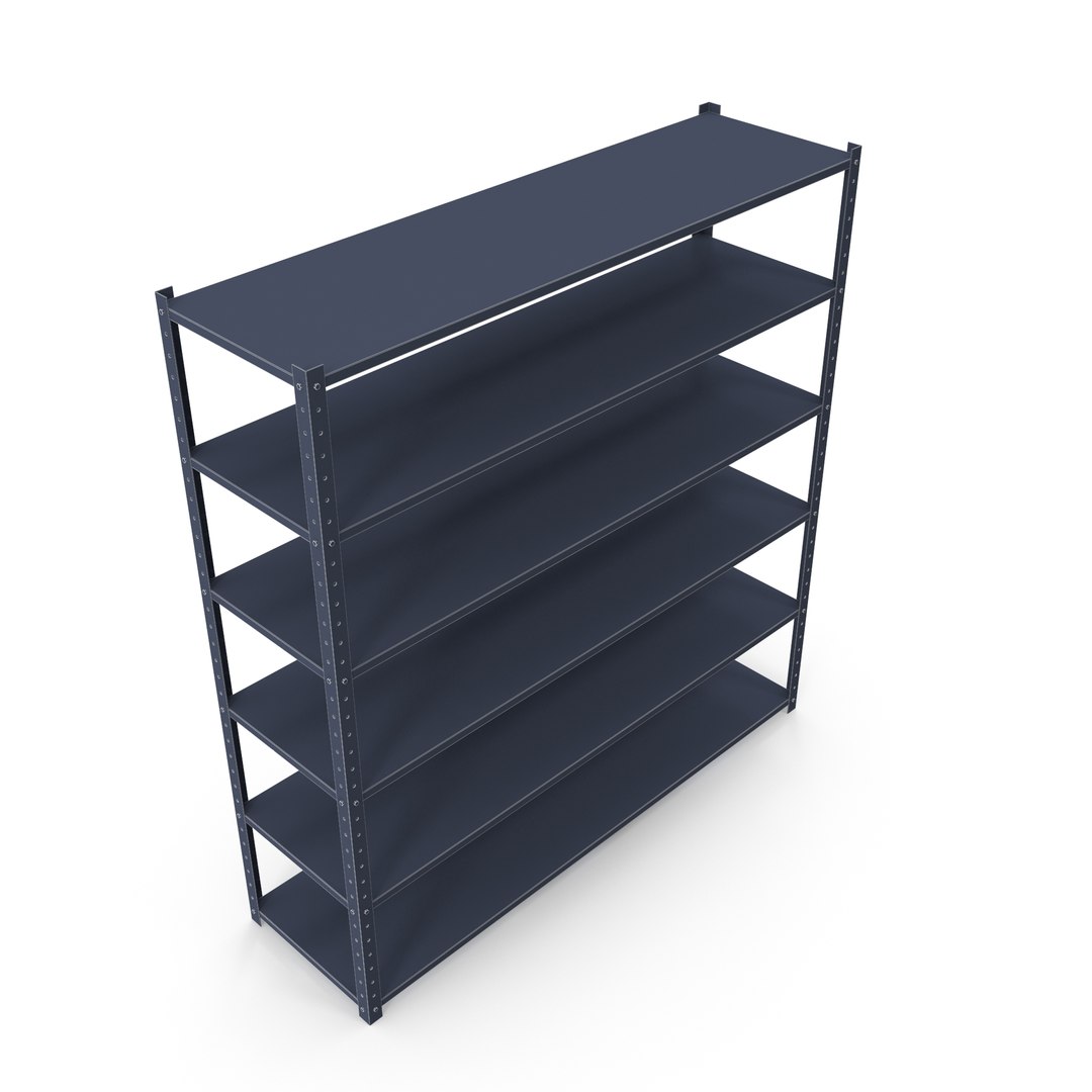 3D Model Industrial Shelf - TurboSquid 2162622