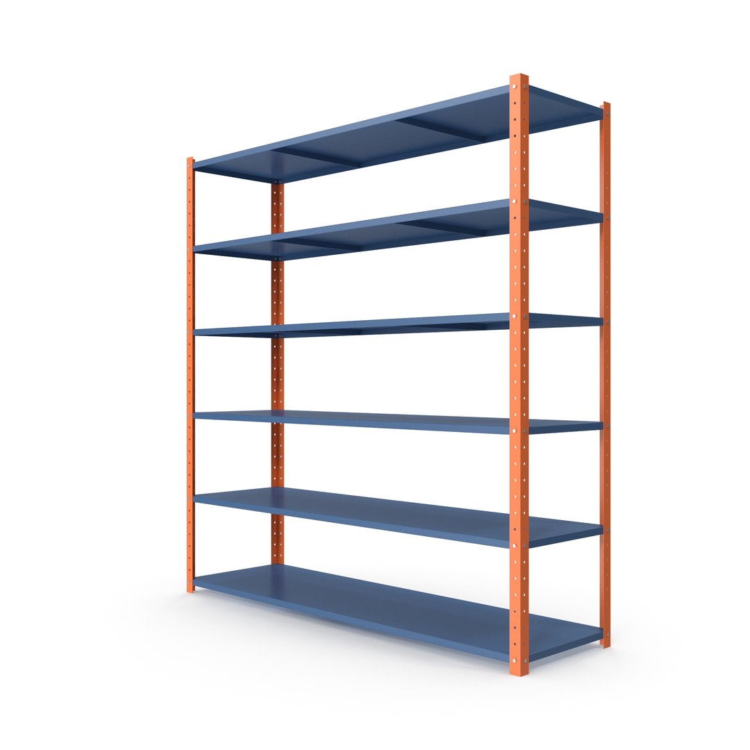 3D Model Industrial Shelf - TurboSquid 2162622