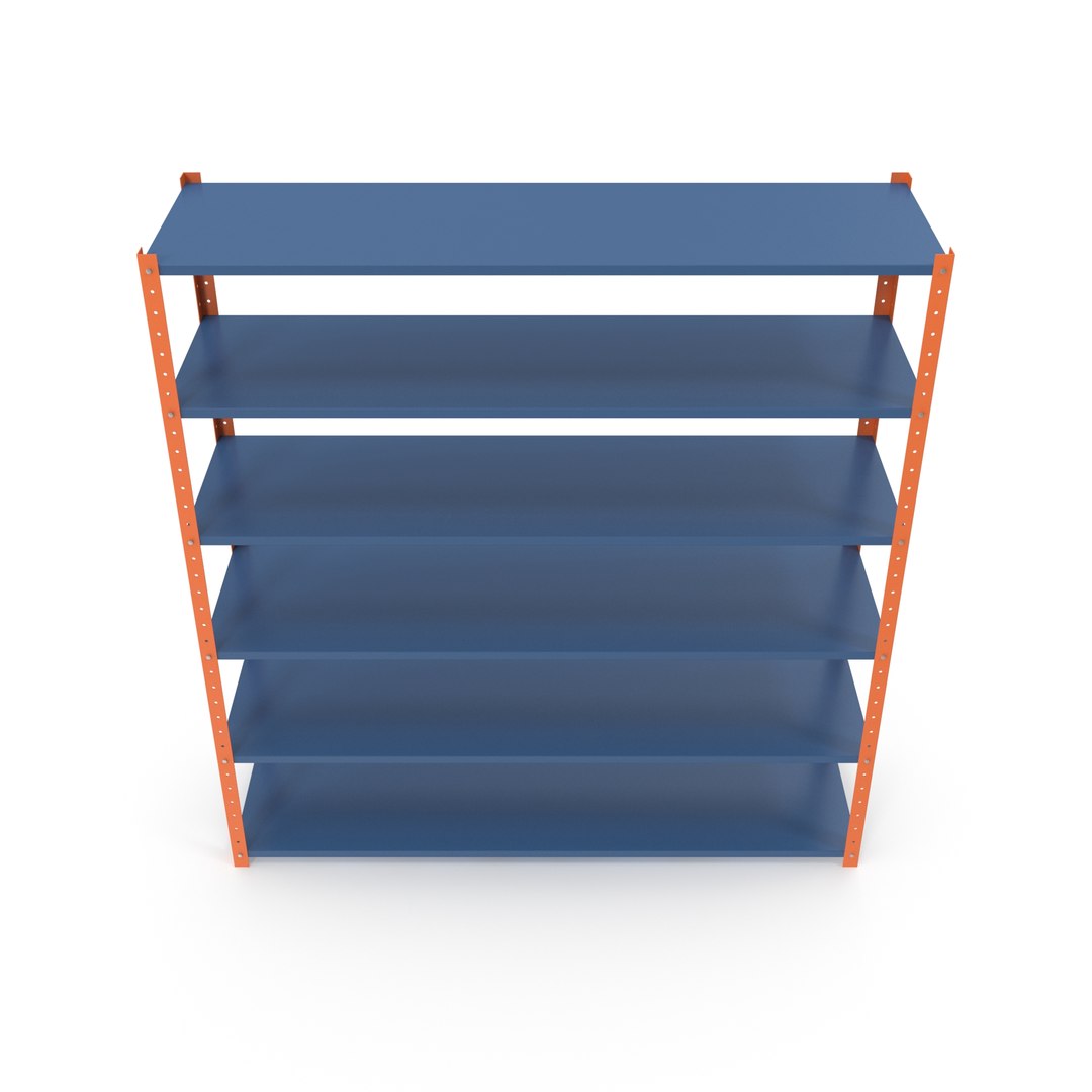 3D Model Industrial Shelf - TurboSquid 2162622