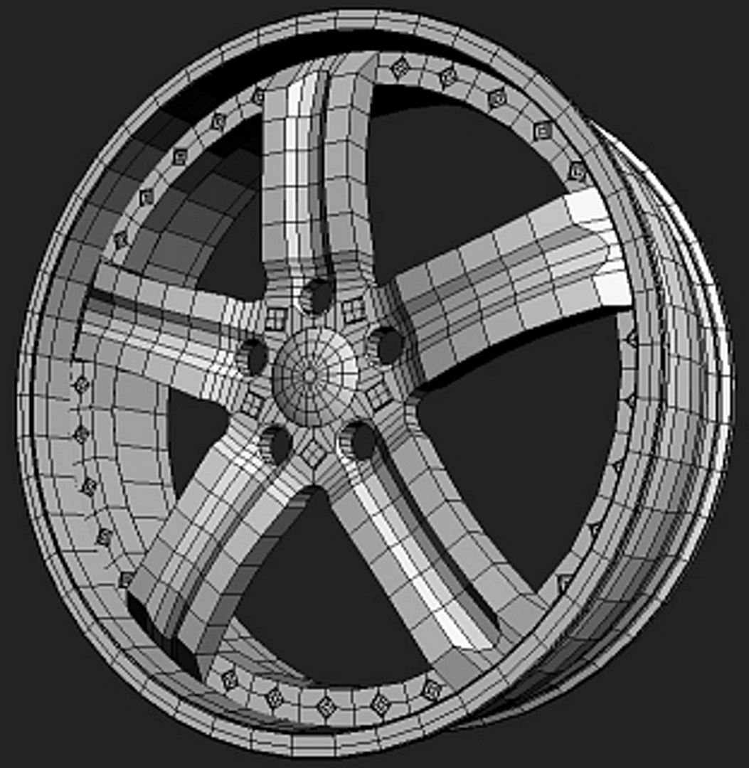 3d Model Car Rim