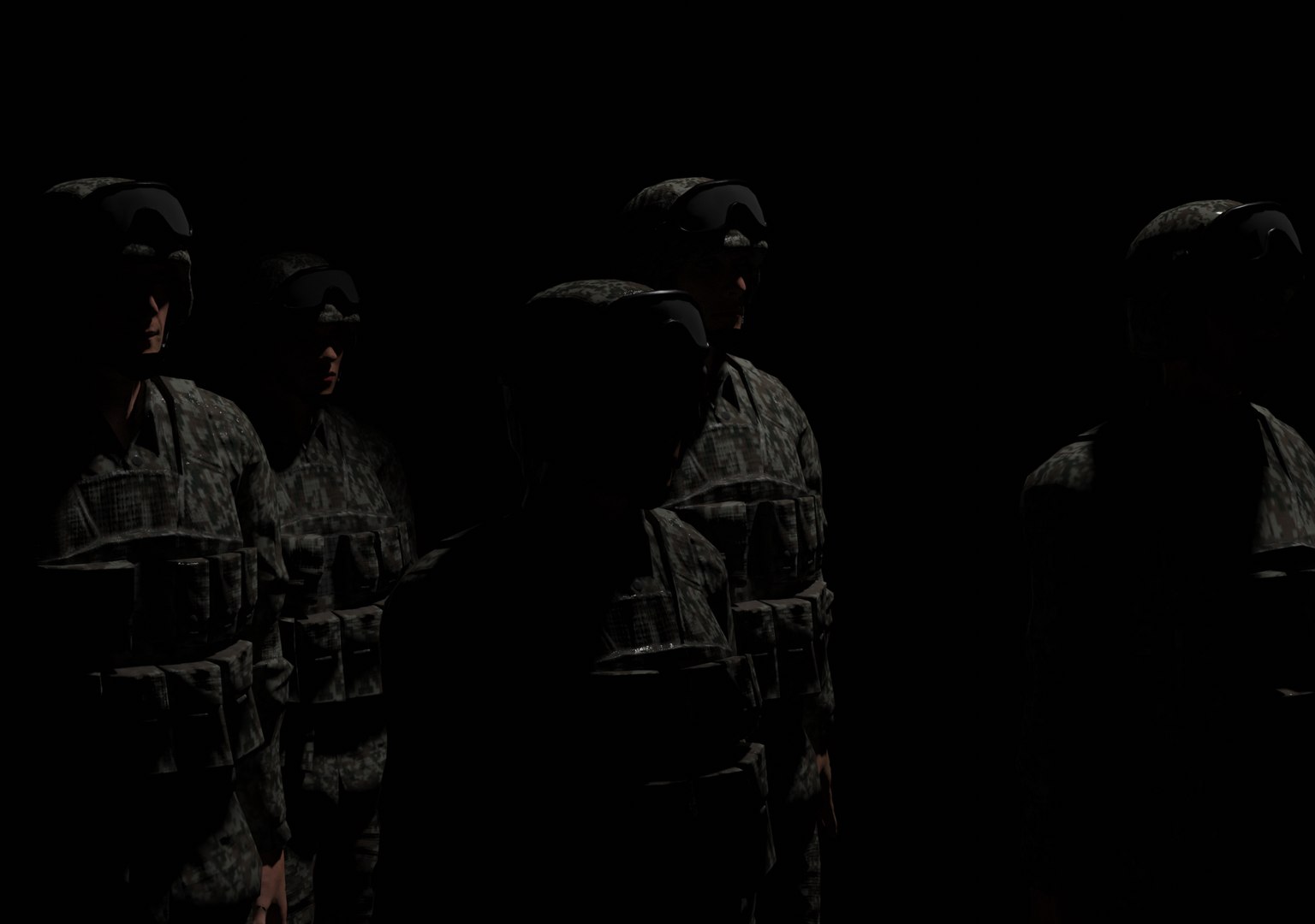 Generic Army Modern Female Soldier 3D Model - TurboSquid 1811920