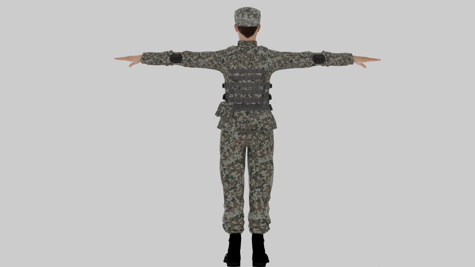 Generic Army Modern Female Soldier 3D Model - TurboSquid 1811920