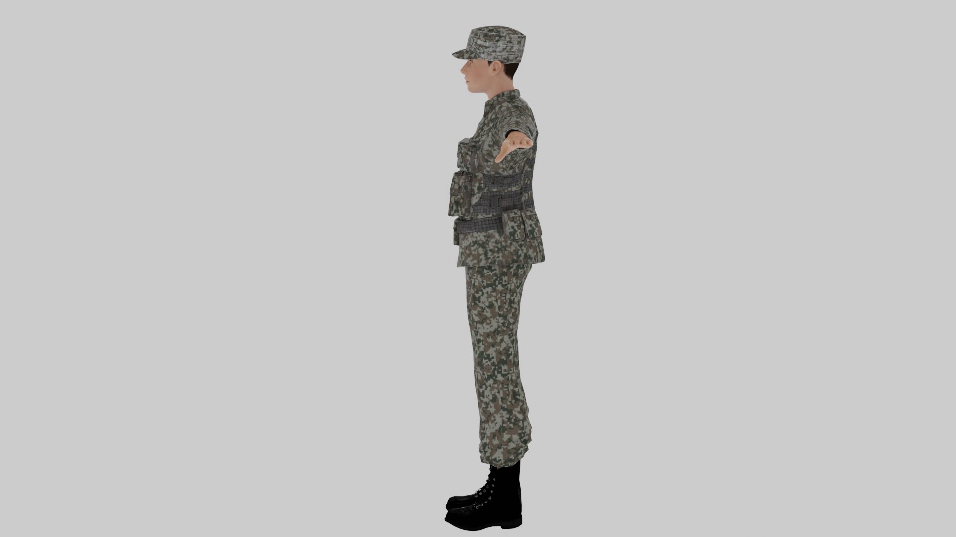 Generic Army Modern Female Soldier 3D Model - TurboSquid 1811920