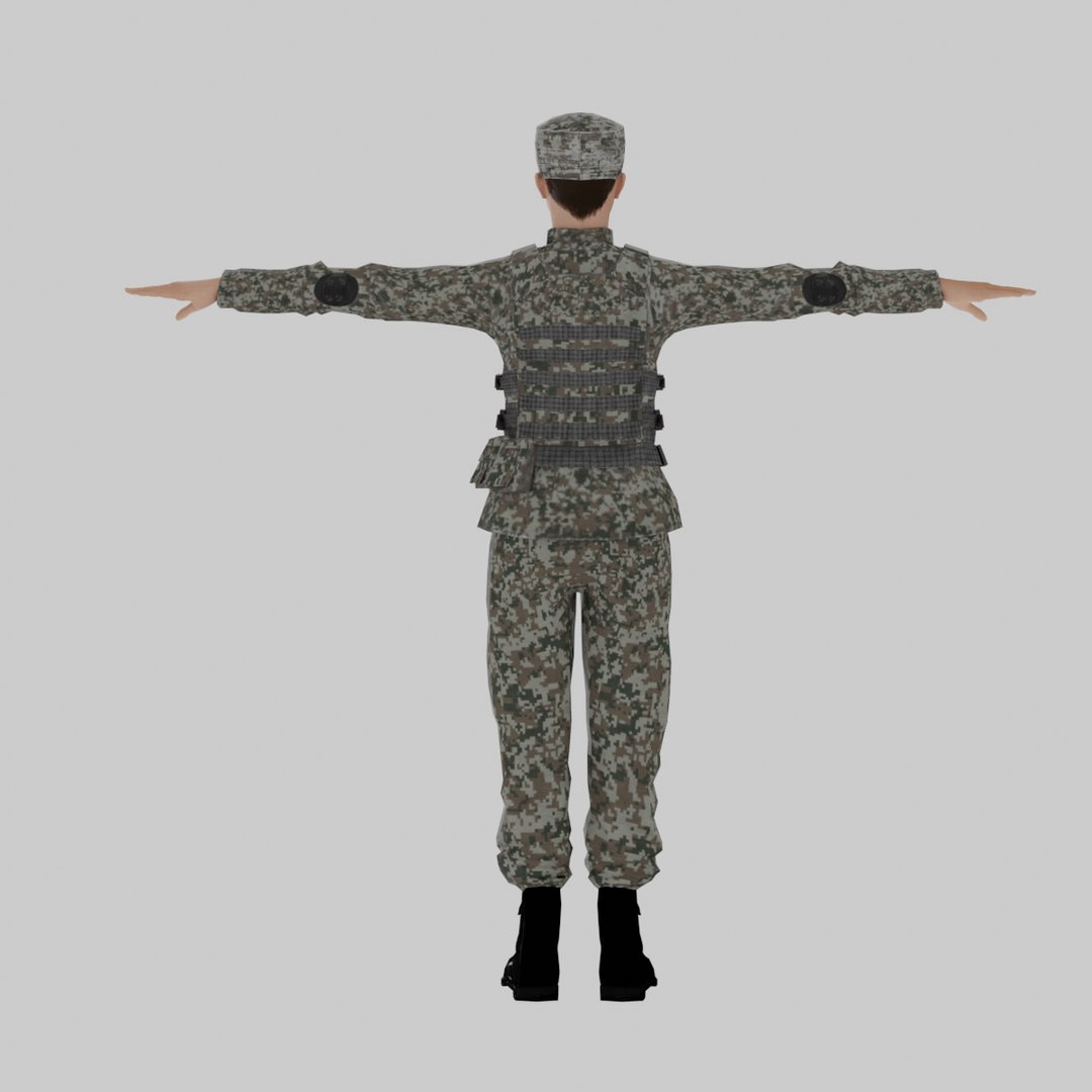 Generic Army Modern Female Soldier 3D Model - TurboSquid 1811920