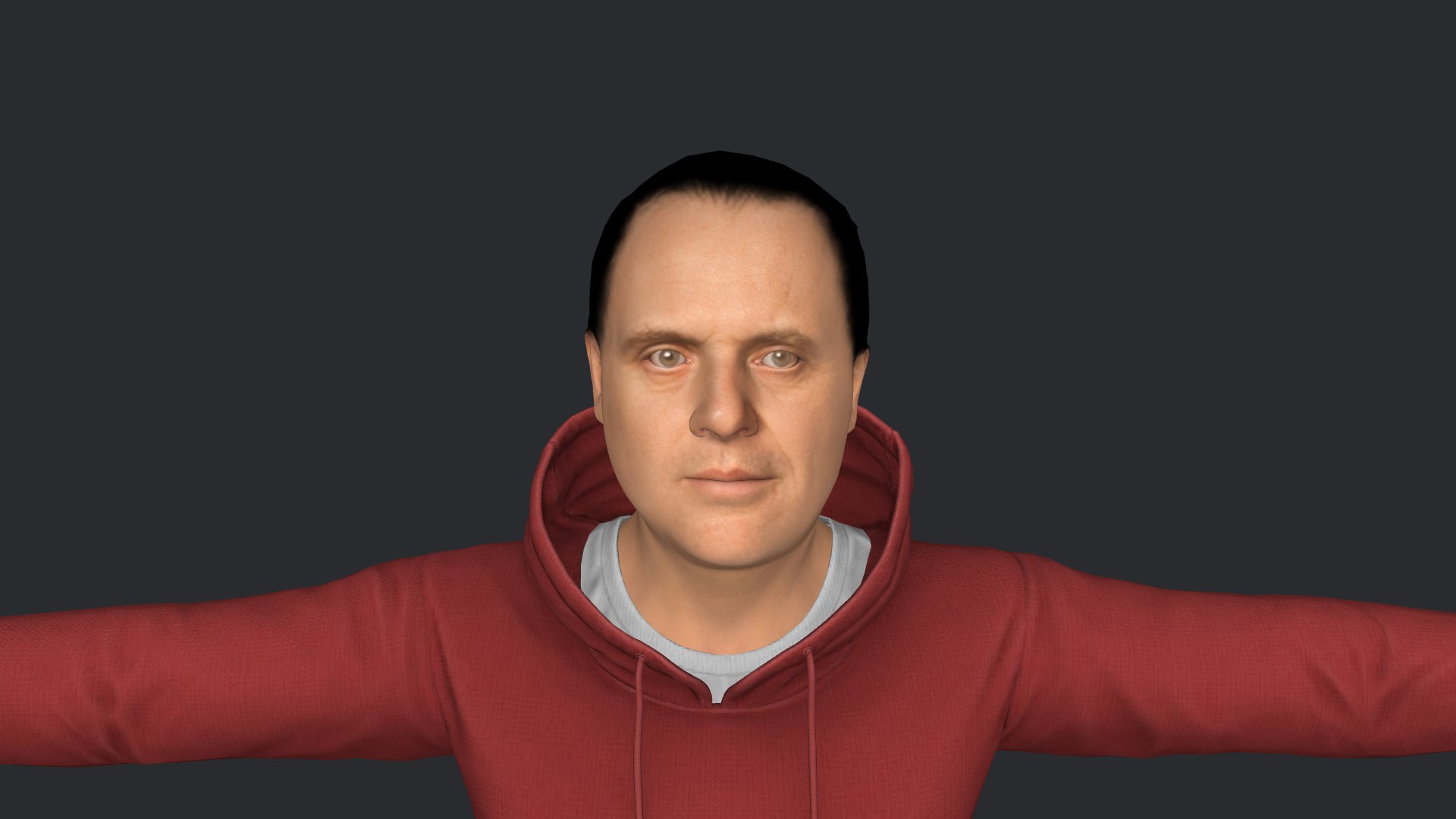 3D Hannibal Lecter Hyper Realistic Full Body Rigged Character Model ...