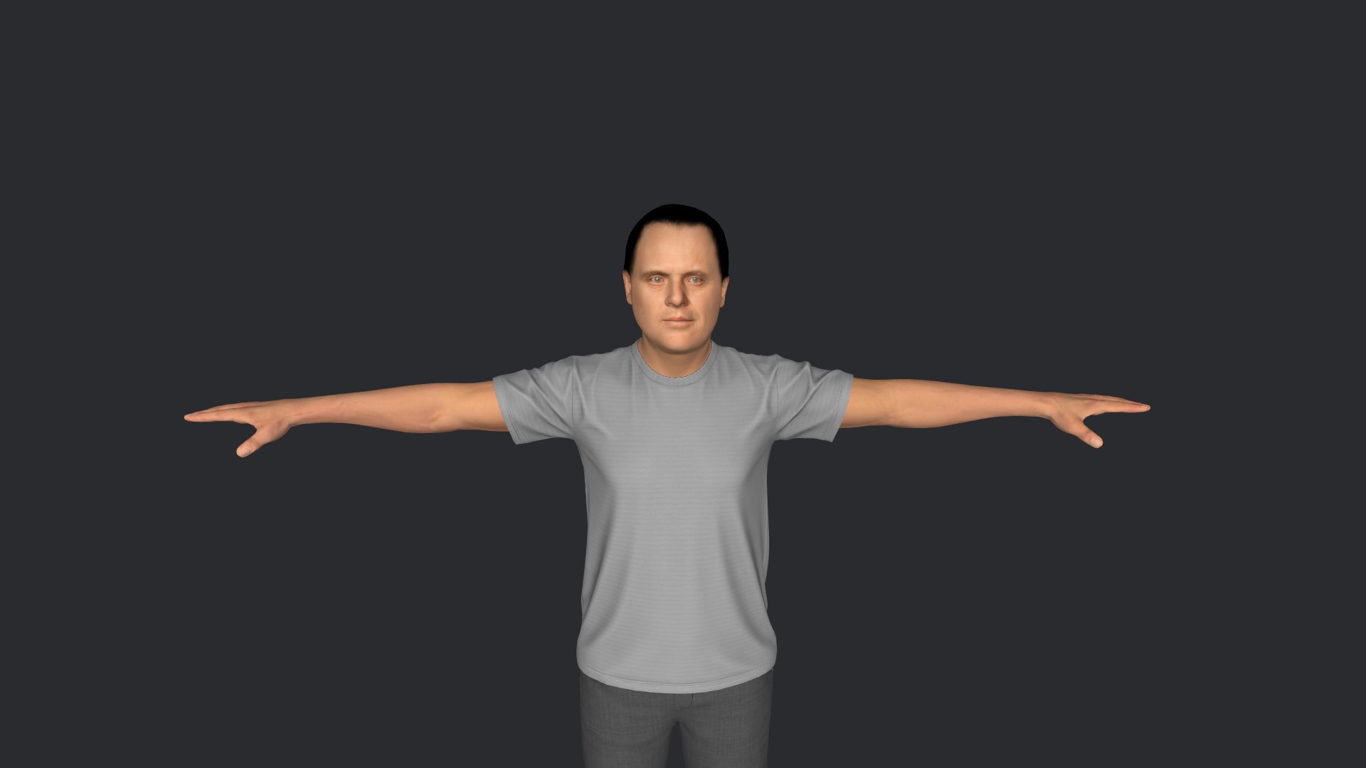 3D Hannibal Lecter Hyper Realistic Full Body Rigged Character model ...