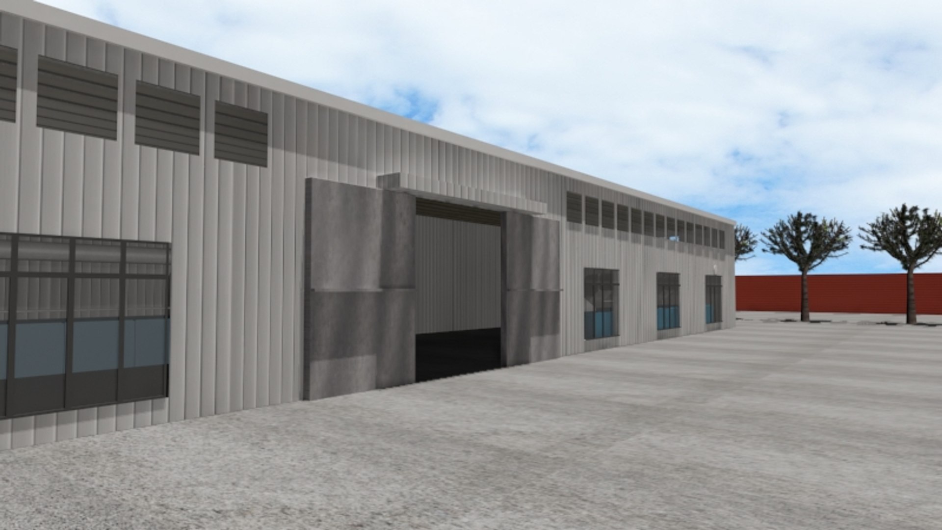 3D Chinese Factory Scene - TurboSquid 1545119