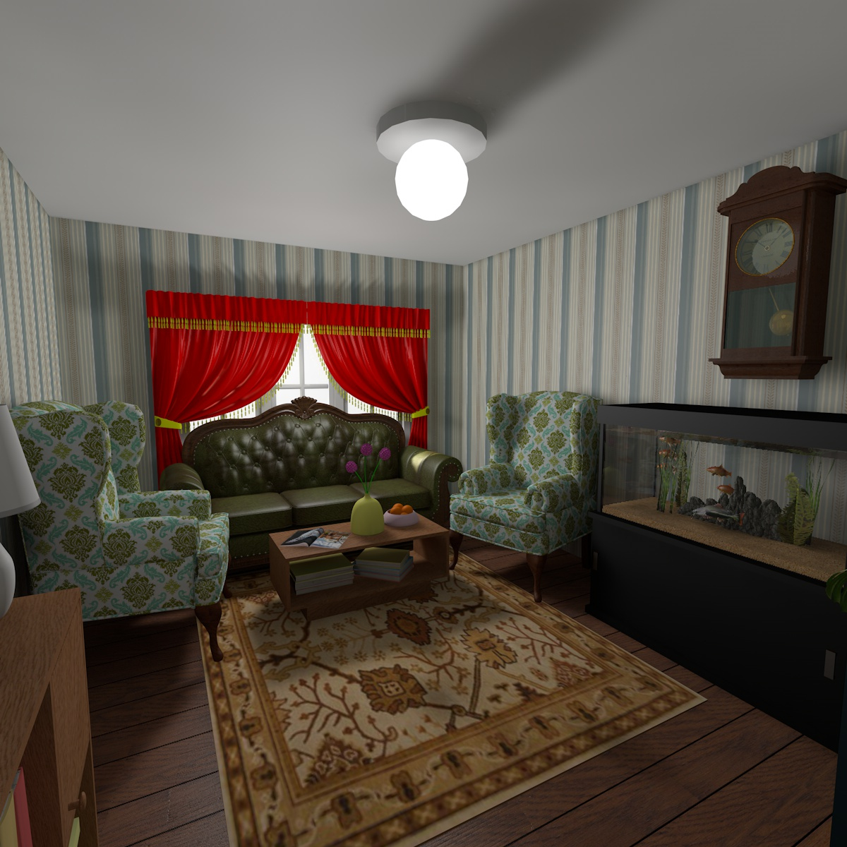 3D cartoon living room animations - TurboSquid 1385147