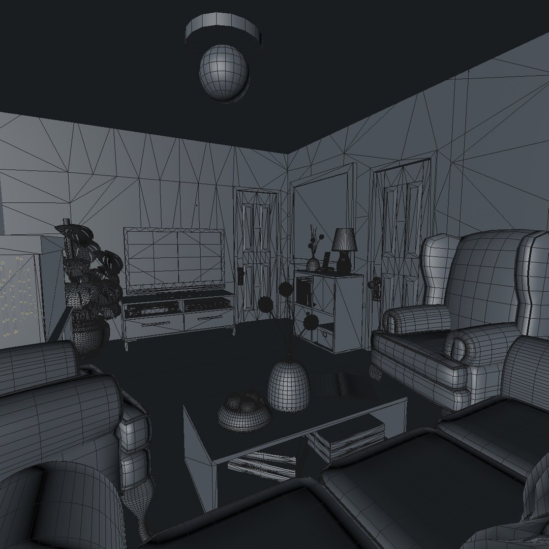 3D Cartoon Living Room Animations - TurboSquid 1385147