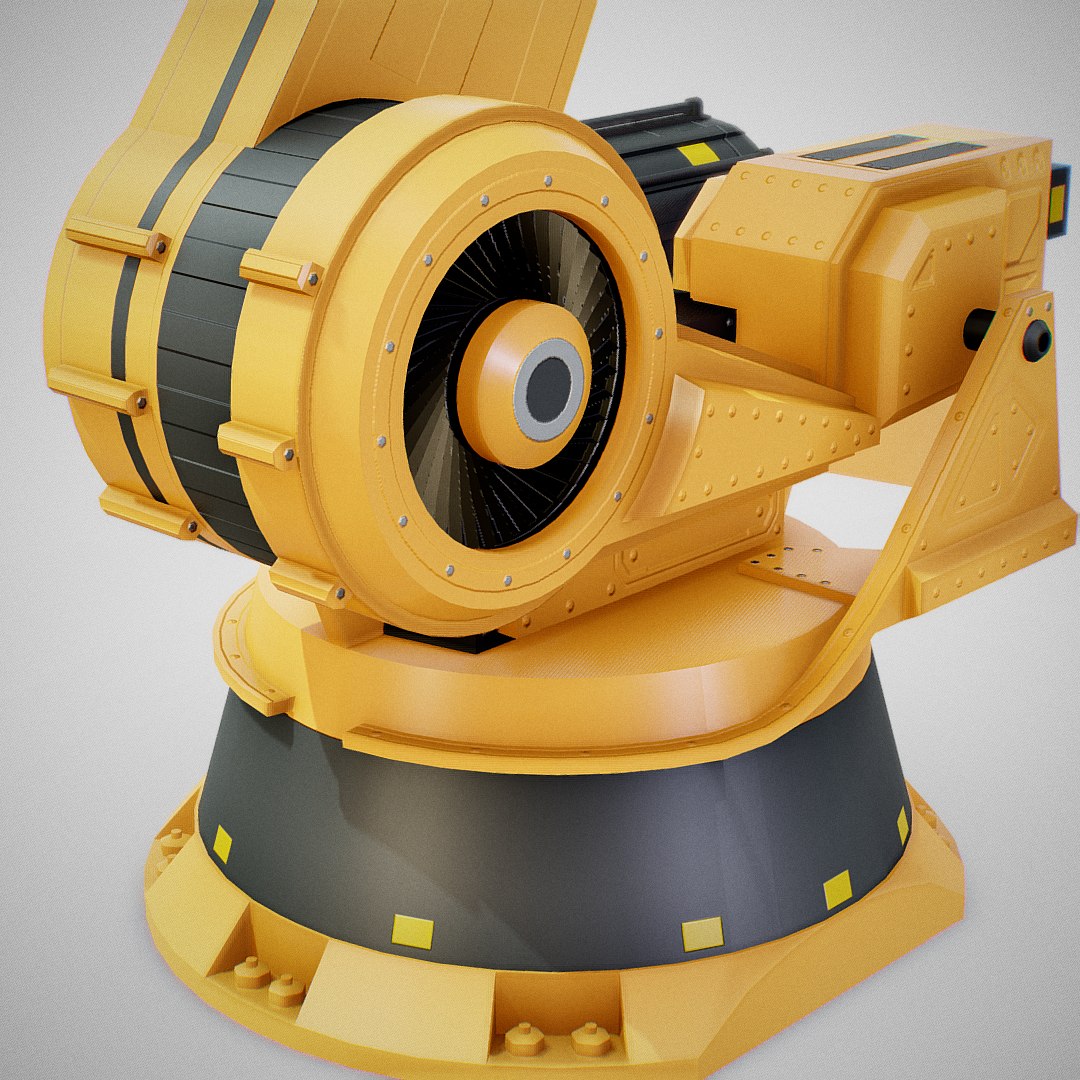 3D Industrial Robotic Arm Bot - TurboSquid 1419396