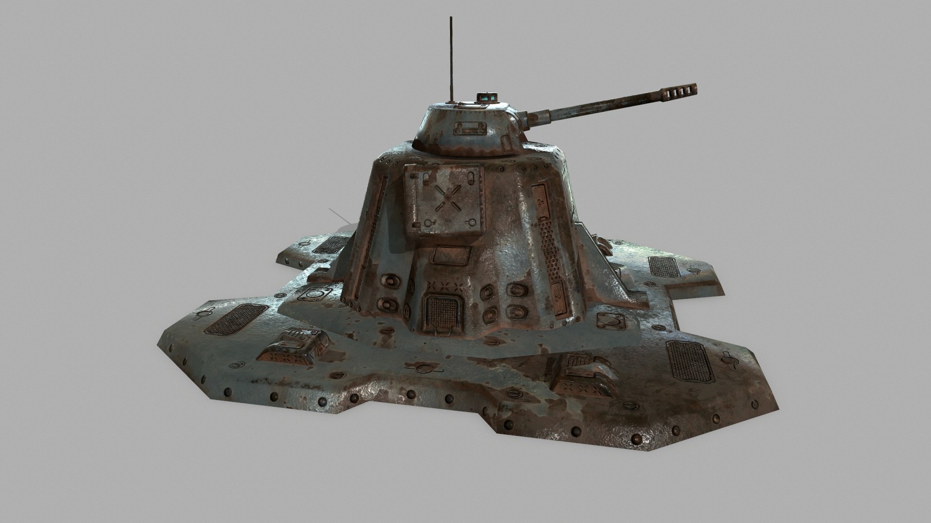 Missile Turret 3D - TurboSquid 1324427