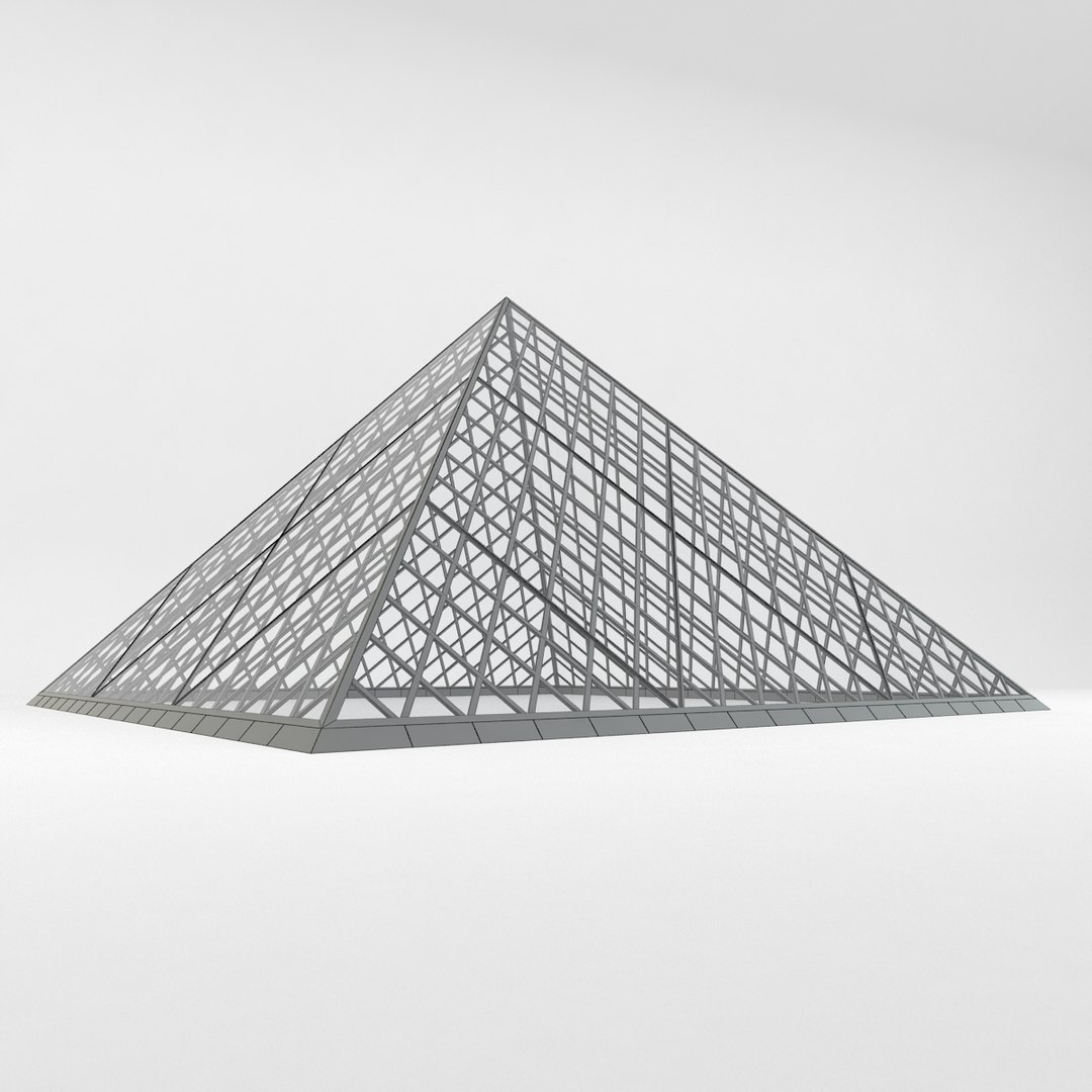 3d Model Louvre Pyramid