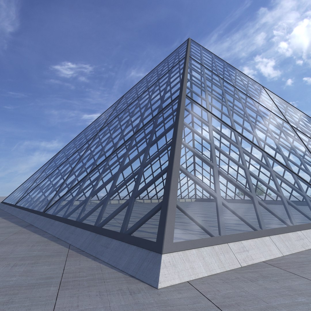 3d Model Louvre Pyramid