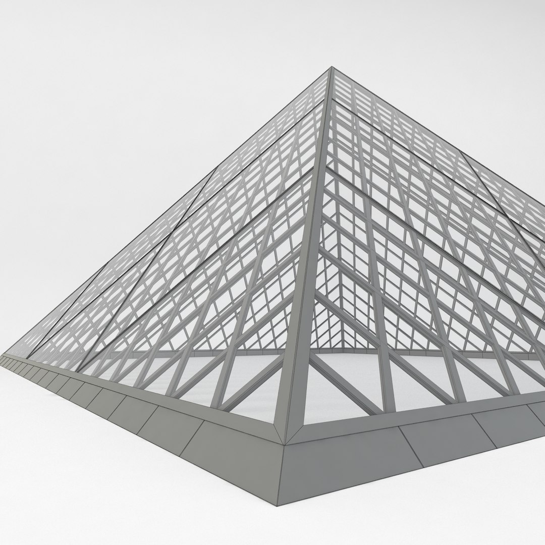 3d Model Louvre Pyramid
