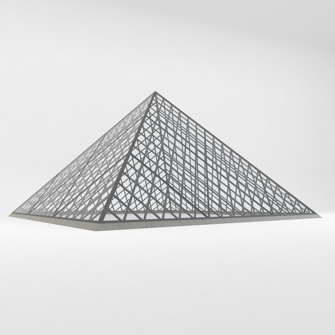 3d Model Louvre Pyramid