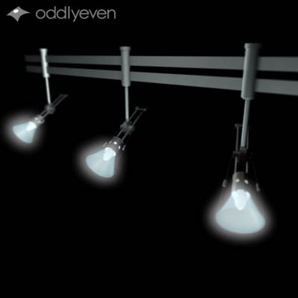 3dsmax track light gimbal