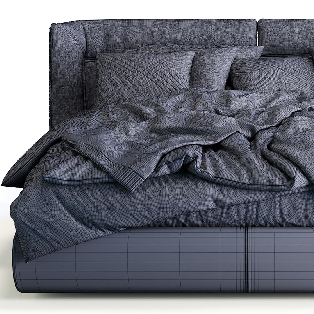 Gamma bed tulip night 3D model - TurboSquid 1566213