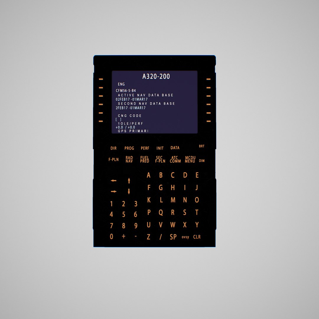 3D Model Multipurpose Control Display Unit - TurboSquid 1383368