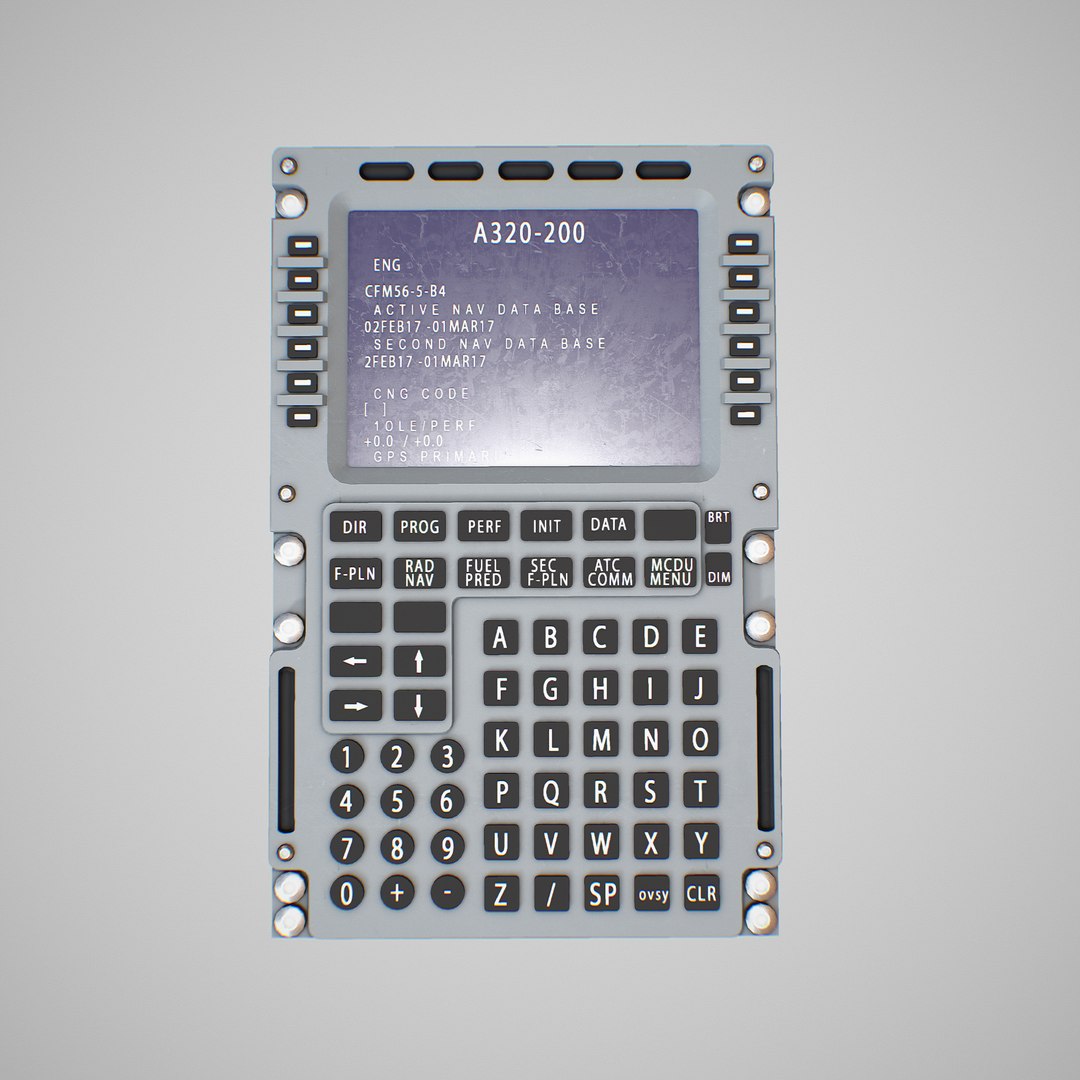 3D Model Multipurpose Control Display Unit - TurboSquid 1383368