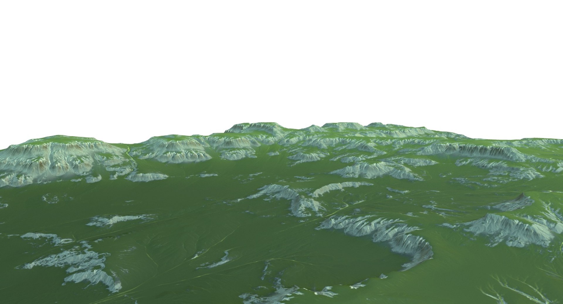 3d Hills Cliffs Terrain