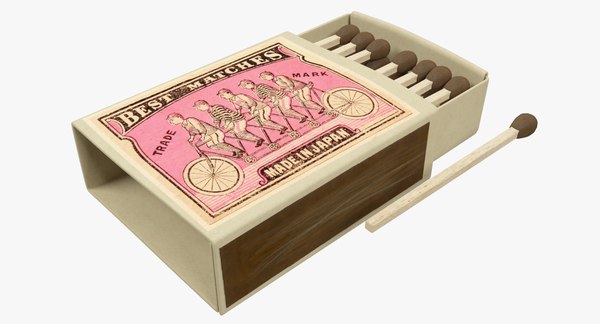Matchbox box match 3D model - TurboSquid 1377321