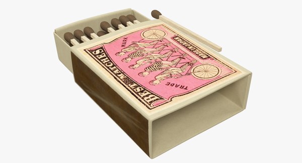 Matchbox box match 3D model - TurboSquid 1377321