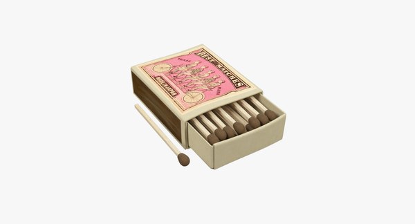Matchbox box match 3D model - TurboSquid 1377321