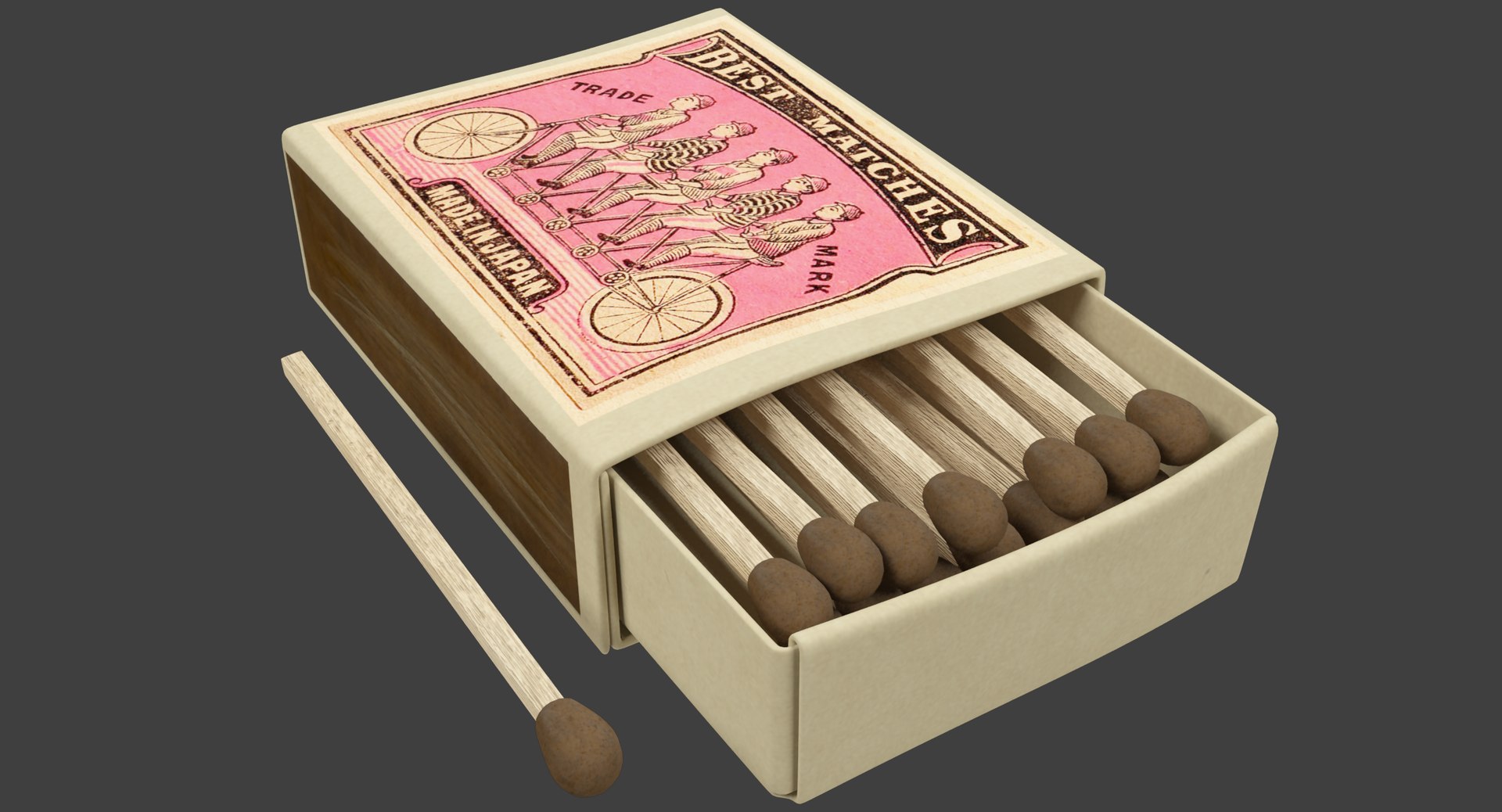 Matchbox Box Match 3D Model - TurboSquid 1377321