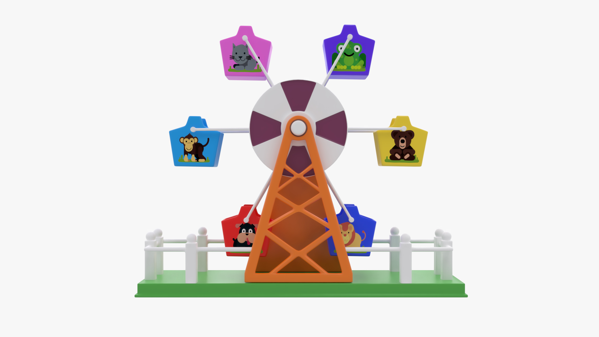 Ferris Wheel 3D Model - TurboSquid 1496912