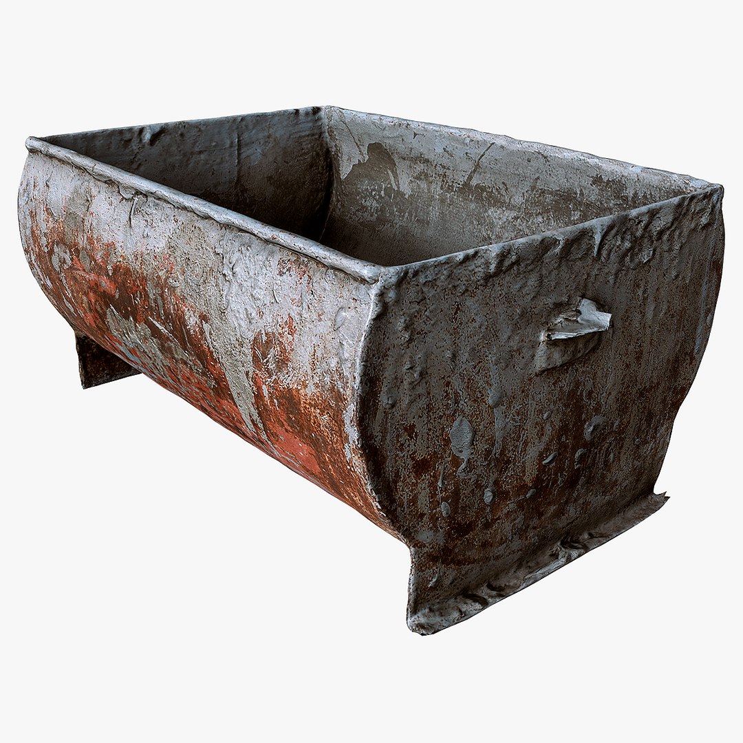 Scanned trough model - TurboSquid 1633206