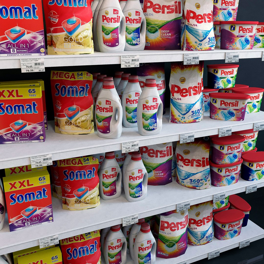 3D Showcase 009 Washing Powder Model - TurboSquid 1465000