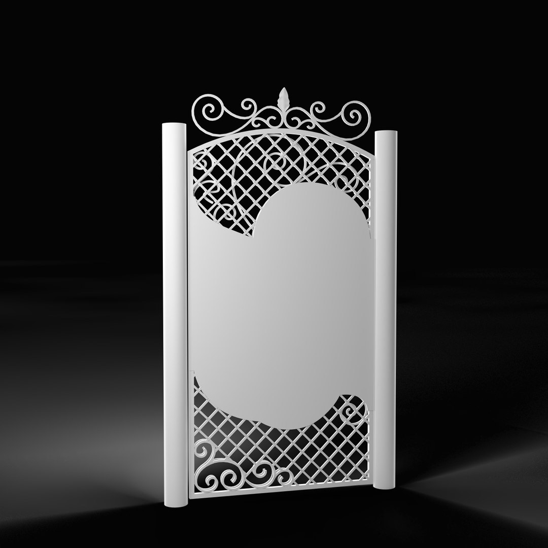 3D Wicket Gate Model - TurboSquid 1400336