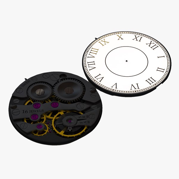 Watch Movement 3D Models for Download | TurboSquid