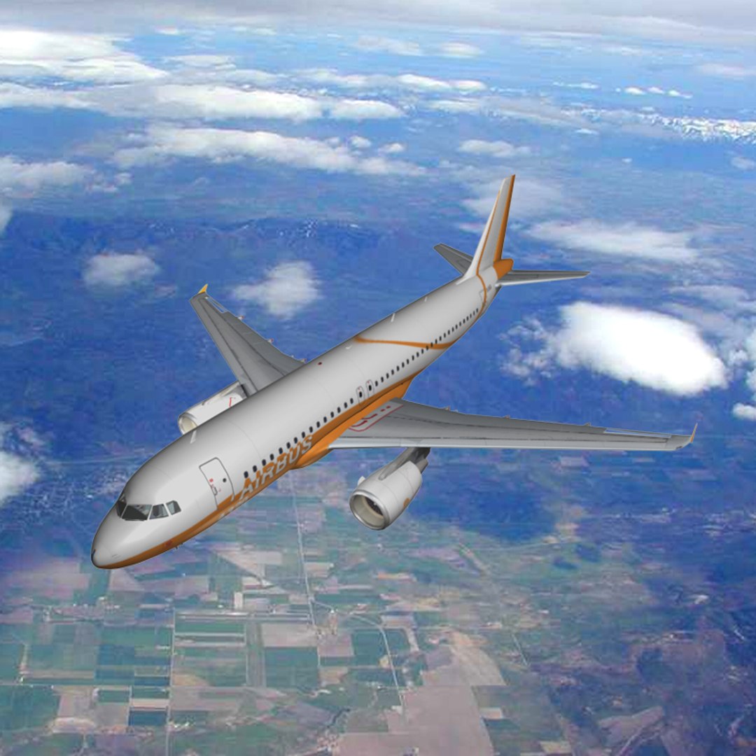 airbus a320 air 3d max