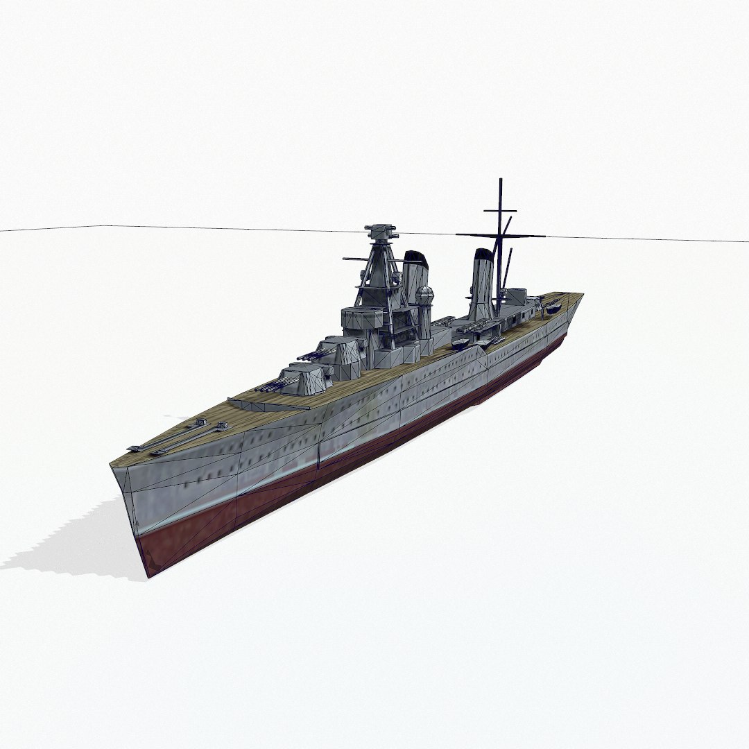 Battlecruiser Kirov 3d Model