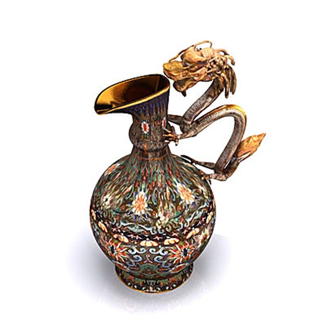 Chinese Pitcher 3d Model
