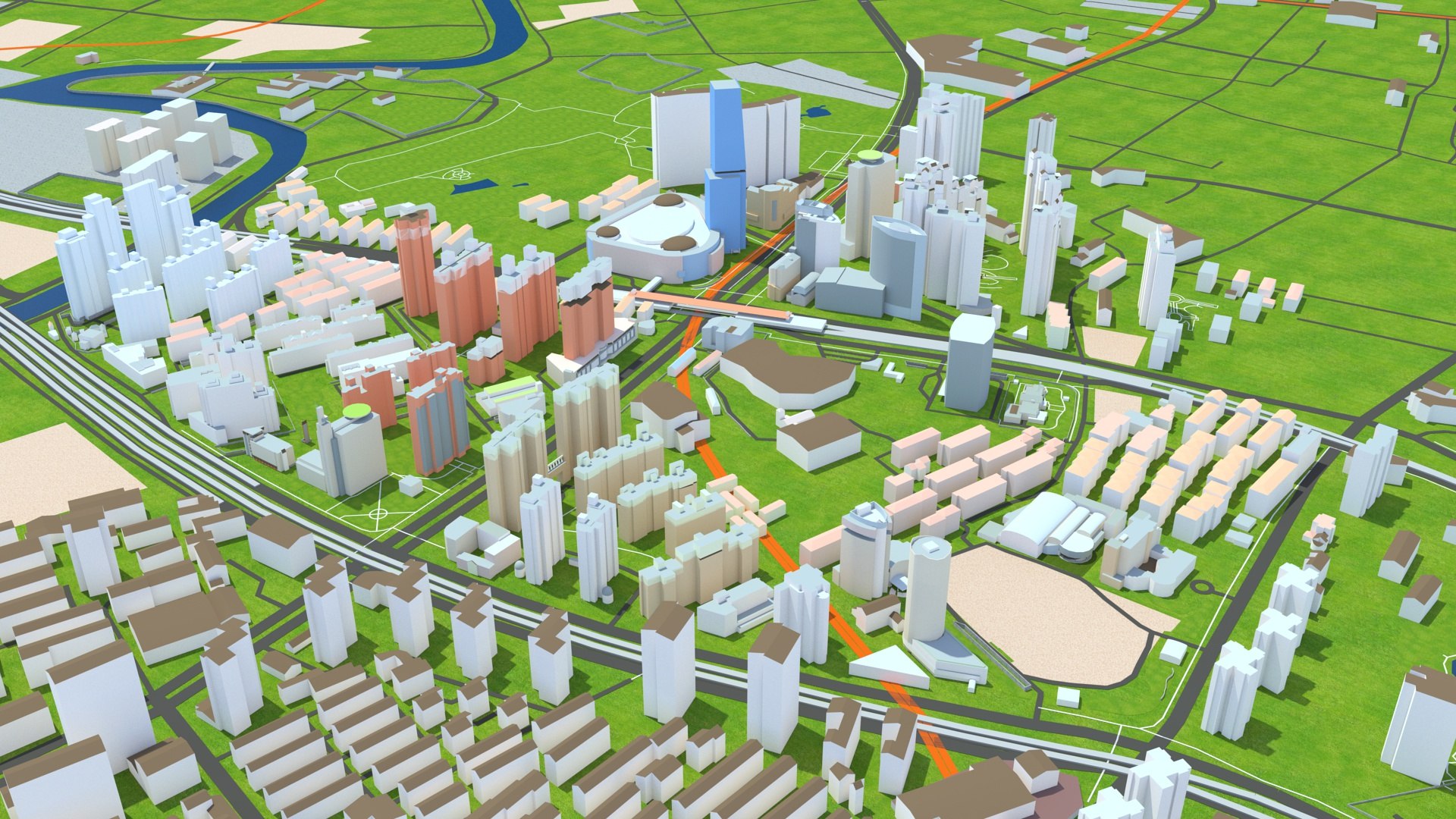 Shanghai City 3D Model - TurboSquid 1592229
