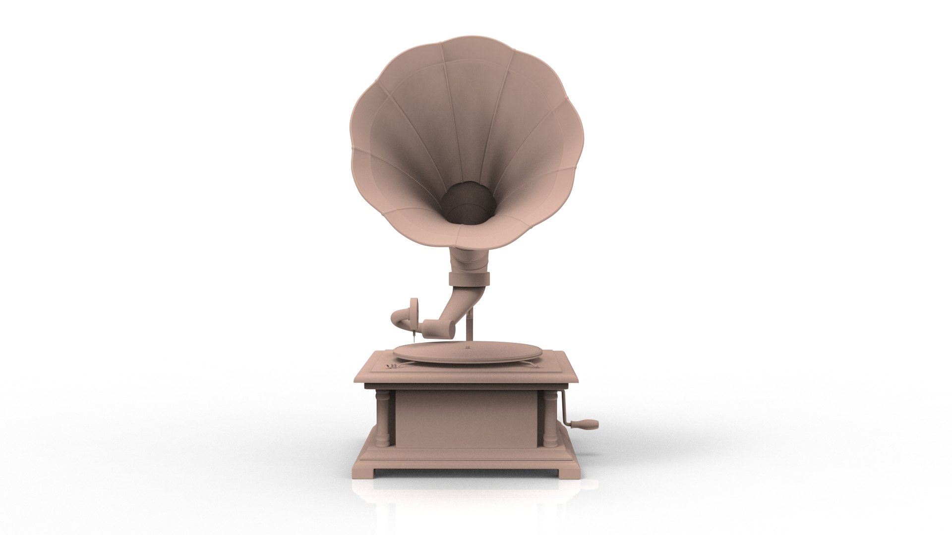 3D Gramophone Model - TurboSquid 2123909