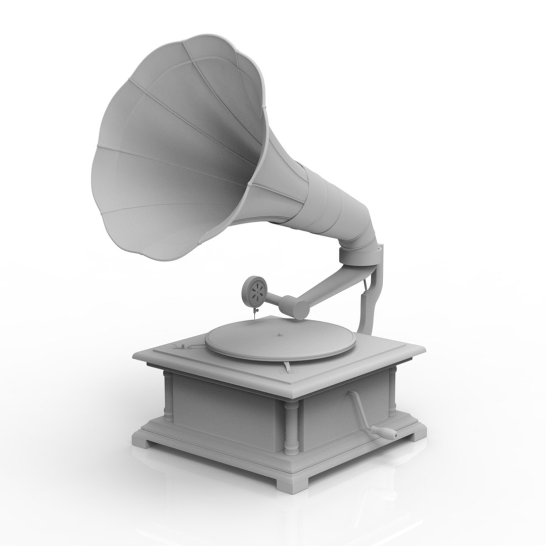 3D Gramophone model - TurboSquid 2123909
