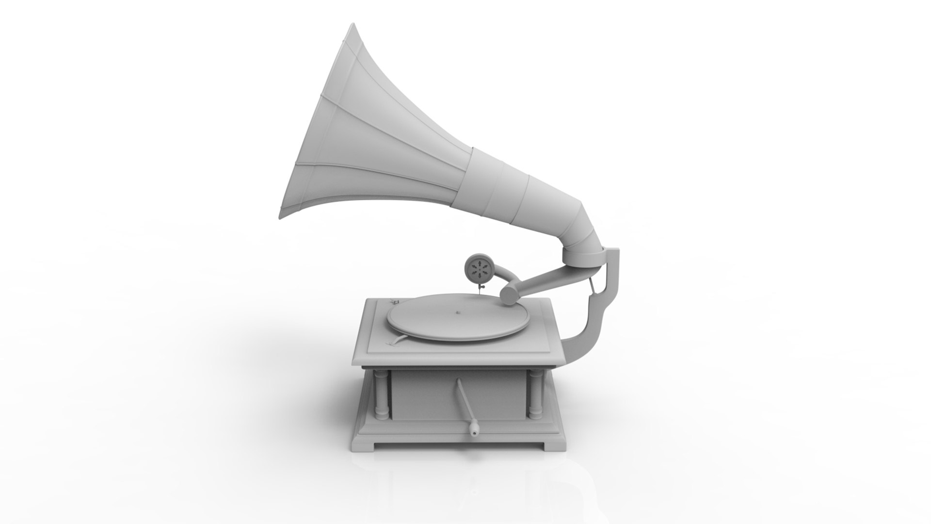 3D Gramophone model - TurboSquid 2123909