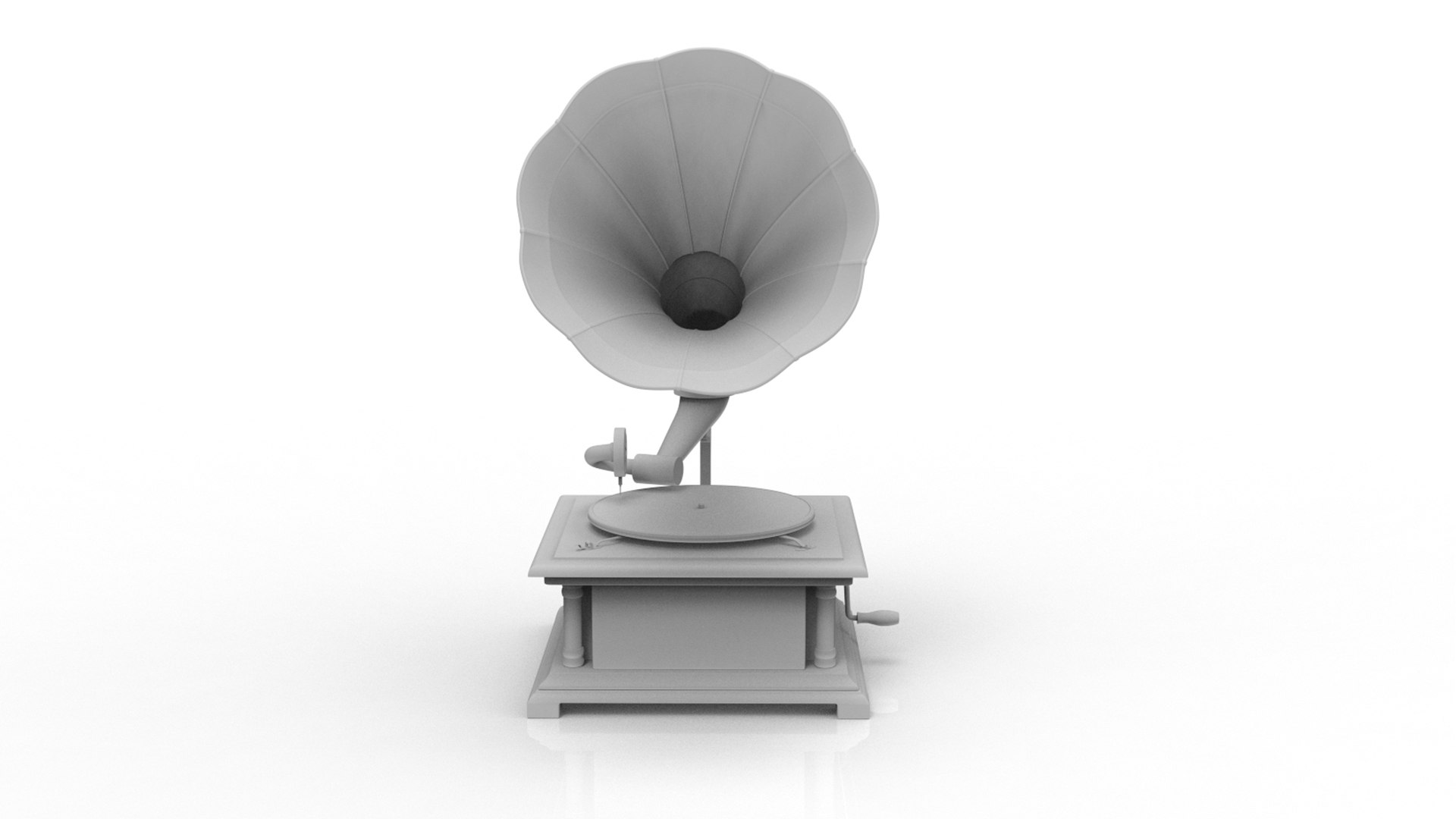 3D Gramophone model - TurboSquid 2123909